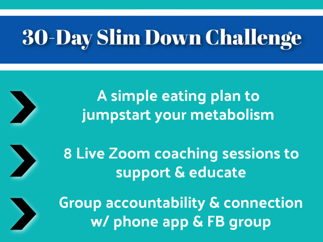 SUMMER SLIM DOWN CHALLENGE – Lean Healthy Ageless | Coaching Women ...